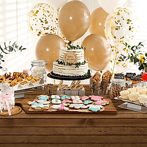 Jecery Wood Grain Tablecloth Backdrop Roll 4.5x100 ft Western Themed Party Backdrop Extra Large Wood Plastic Backdrop Sign for Rustic Wedding Decorations Barn Themed Birthday Decor (Brown)