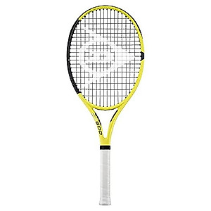 Dunlop Sports SX600 Tennis Racket (Choice of String and Tension) (4 1/8, Dunlop Silk 16 G)