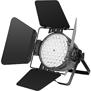 BETOPPER 54 LED Par Light Super Bright DMX-512 DJ Stage Light with Barndoors White/Off White Lighting 5000 Lumens for Theater,Studio,Photostudio,Home Decoration,Party,Church Event,Wedding etc.