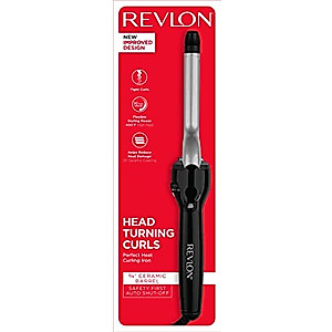 Revlon Perfect Heat Triple Ceramic Curling Iron | For Silky Smooth Tight Curls (3/4 in)