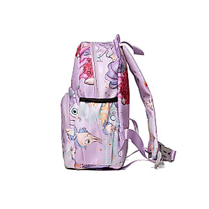 BQCLAB Cute Cartoon Mini Kids Backpack - 12-Inch Adventure for Toddler Boys Girls, Perfect for School & Play, Padded Straps (Seaworld)