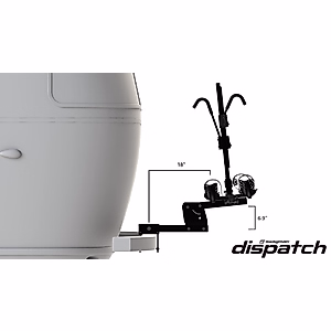 Swagman DISPATCH RV Approved Hitch Mount Bike Rack, Black