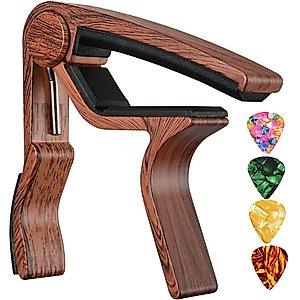 Capo,Sound harbor Guitar Capo Professional Quick-Change Capo for Acoustic Electric Guitar,Ukulele,Mandolin,Banjo