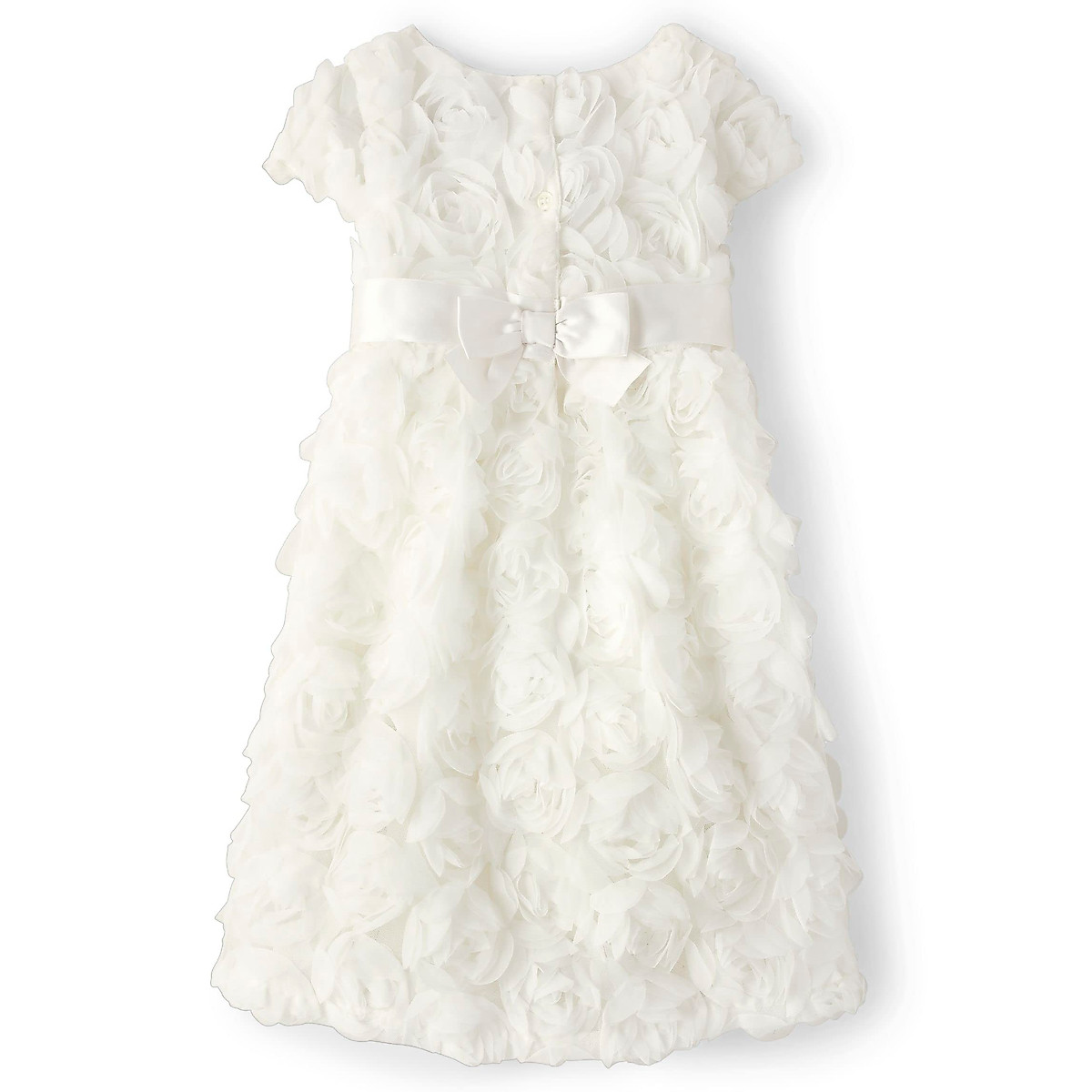 Gymboree,and Toddler Short Sleeve Holiday Dresses,White Rose,12