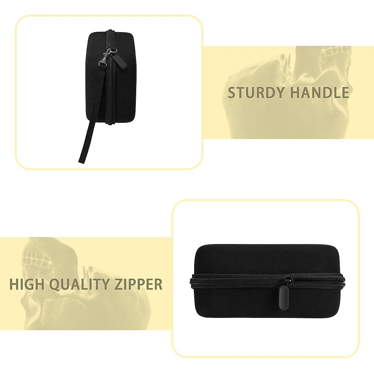 Brappo TCG Trading Card Case,Compatible with Skip Bo,Set Enterprises Five Crowns Card Games&baseball card,Soccer Cards and various game cards,Fits up to 500 Cards. (Not including Cards)(black)