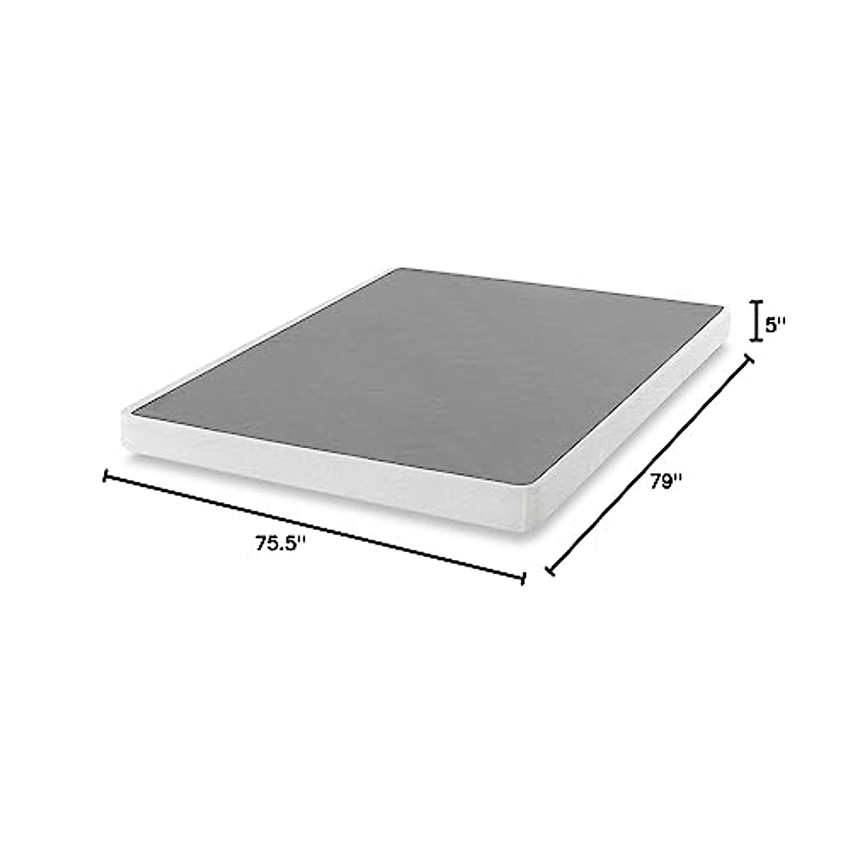 ZINUS 5 Inch Metal Smart Box Spring / Mattress Foundation / Strong Metal Frame / Easy Assembly, King