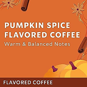 Starbucks K-Cup Coffee Pods—Pumpkin Spice Flavored Coffee—100% Arabica—Naturally Flavored—1 box (32 pods)