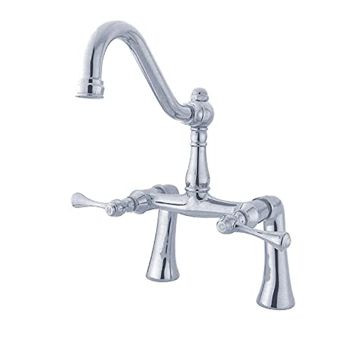 Kingston Brass KS3231BL Restoration Clawfoot Tub Faucet, 8-1/2", Polished Chrome