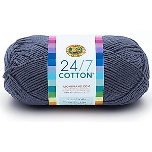 Lion Brand Yarn - 24/7 Cotton - 6 Skein Assortment (Ocean)