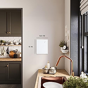 U Brands Contempo Magnetic Dry Erase Board Bundle, 8.5”x11”, White Modern Frame, includes 4 Boards, 4 Markers, and 4 Magnets