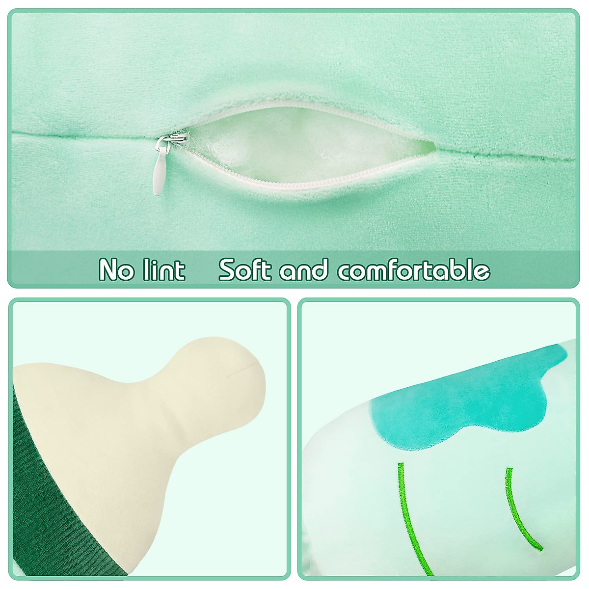 Achwishap Plush Pillow 27.5", Bottle Style Plush Toy Pillow, Long Plush Sleeping Hugging Pillows for Boys Girls Twins, Ace-High Gifts at Birthday (27.5in, Blue)