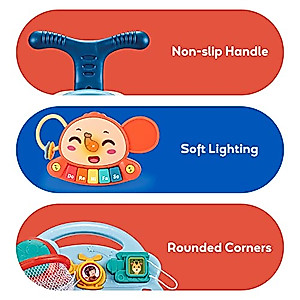 Sit-to-Stand Learning Walker 3 in 1 Baby Walker for Girls Boys Baby Activity Center with Multifunctional Removable Play Panel Weight Gain Design Walking Toys for Infant Boys Girls