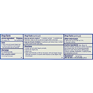 Desitin Daily Defense Baby Diaper Rash Cream with Zinc Oxide to Treat, Relieve & Prevent diaper rash, Hypoallergenic, Dye-, Phthalate- & Paraben-Free, Travel Size, 2 oz (Pack of 6)