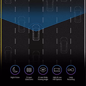 Nextbase 222 Dash Cam 1080p HD in Car Camera with Parking Mode, Night Vision, Automatic Loop Recording and Shock Sensor Protection, Reliable and Durable