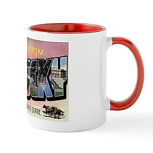 CafePress Kentucky Greetings Mug Ceramic Coffee Mug, Tea Cup 11 oz