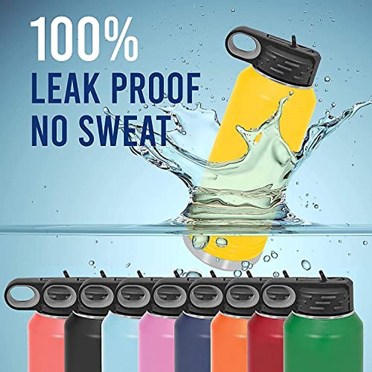 Polar Camel Personalized Water Bottles 32oz with Flip-Top Lid and Straw, Customized Vacuum Insulated Flask, Stainless Steel Sports Double Wall Thermos, Your Logo Name and Text Engraved in USA(Coral)