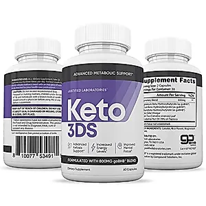 (5 Pack) Keto 3DS Pills Includes Apple Cider Vinegar goBHB Exogenous Ketones Advanced Ketogenic Supplement Ketosis Support for Men Women 300 Capsules