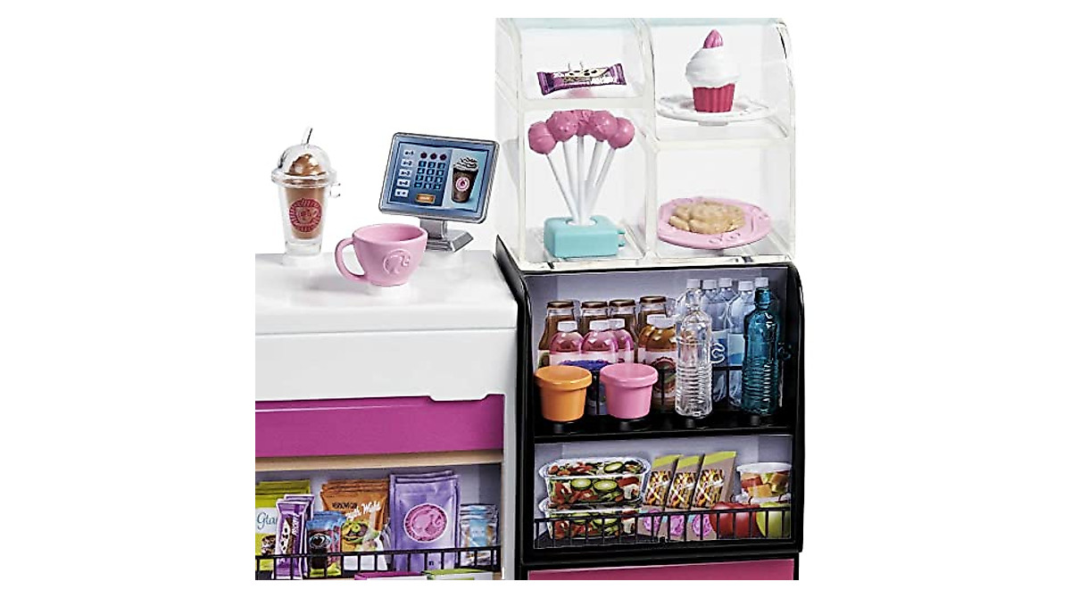 Barbie Coffee Shop Playset with Doll & 20+ Accessories