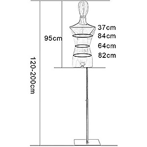 Mannequin Display Stand Female Mannequins Model Clothing Display Stand Mannequin Body Dummy Model ( Color : B ) (A )