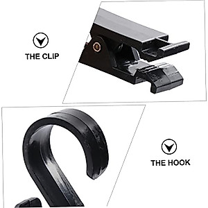 HOOTNEE 15pcs Clip Heavy Duty Clothes Pin Laundry Drip Dry Hooks Boot Hangers for Closet Clothing Pins Heavy Duty s Hooks Boot Hanger Hooks Towel Hook Multipurpose Clothes Pegs Black Abs