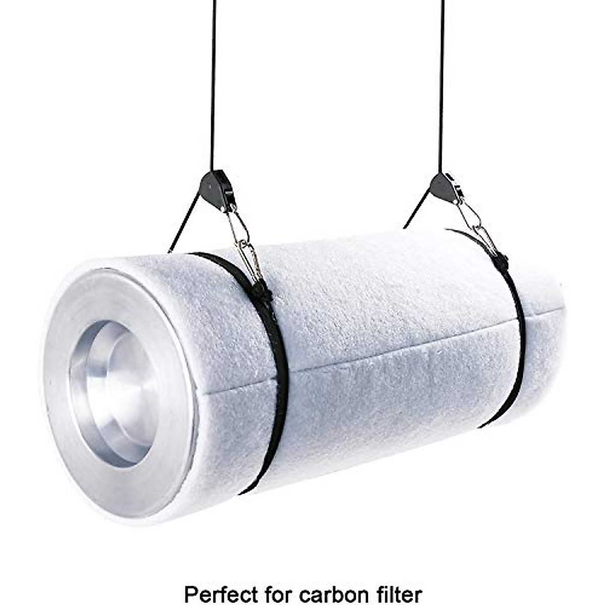 VIPARSPECTRA 6 Pair of 1/8 inch Heavy Duty Adjustable Grow Light Rope Hanger for Grow Light Fixtures & Gardening, 150lb Capacity