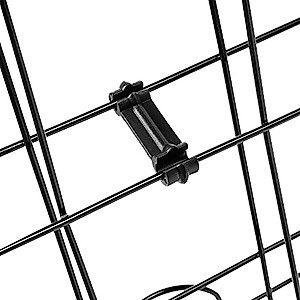 Amazon Basics Foldable Shopping Utility Cart with 360-Degree Wheels, X-Large, Black