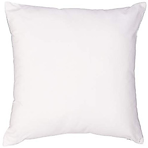 North End Decor Coastal Blue Starfish Chain Stitch Pillow 18" x 18" (Stuffed Insert Included)