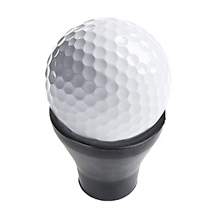 Black Golf Suction Cup, Made of Rubber Durability Golf Suction Putter Grip Ball Retriever Grabber