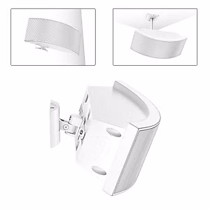 Wall Mount Brackets Compatible with Bose 161 Speaker and Bose Model 100 Speakers(White)