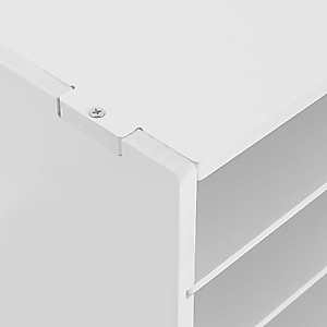 Literature Organizers 32 Compartment with 2 Drawers Office Mailbox with Adjustable Shelves 8-Tier Wood Literature Sorter for Office Home Classroom Mailrooms