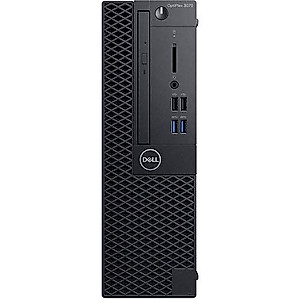Dell OptiPlex 3070 Small Form Factor Desktop 1TB SSD (Intel 9th Generation Processor with Turbo Boost to 4.40GHz, 16 GB RAM, 1 TB SSD, Win 10 Pro) PC Business Computer (Renewed)