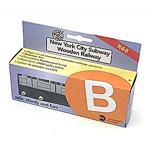 Munipals MP01-110B Wooden Subway B Train NYC MTA Sixth Avenue Express Bronx to Brighton Beach R68 Car