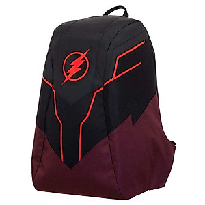 Bioworld DC Comics The Flash Light Up Superhero Laptop Backpack Bag