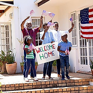 4 Pieces Large Blank Banner White Wall Banner Polyester Oxford Cloth Banner Outdoor Hanging Banner DIY Banner Signs with Hanging Rope for Indoor Outdoor Decor (2 x 4 Feet) (2 x 4 Feet, 2 x 6 Feet)