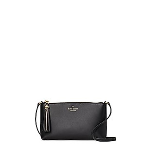 Kate Spade New York Ivy Street Amy Leather Crossbody Bag Purse in Black