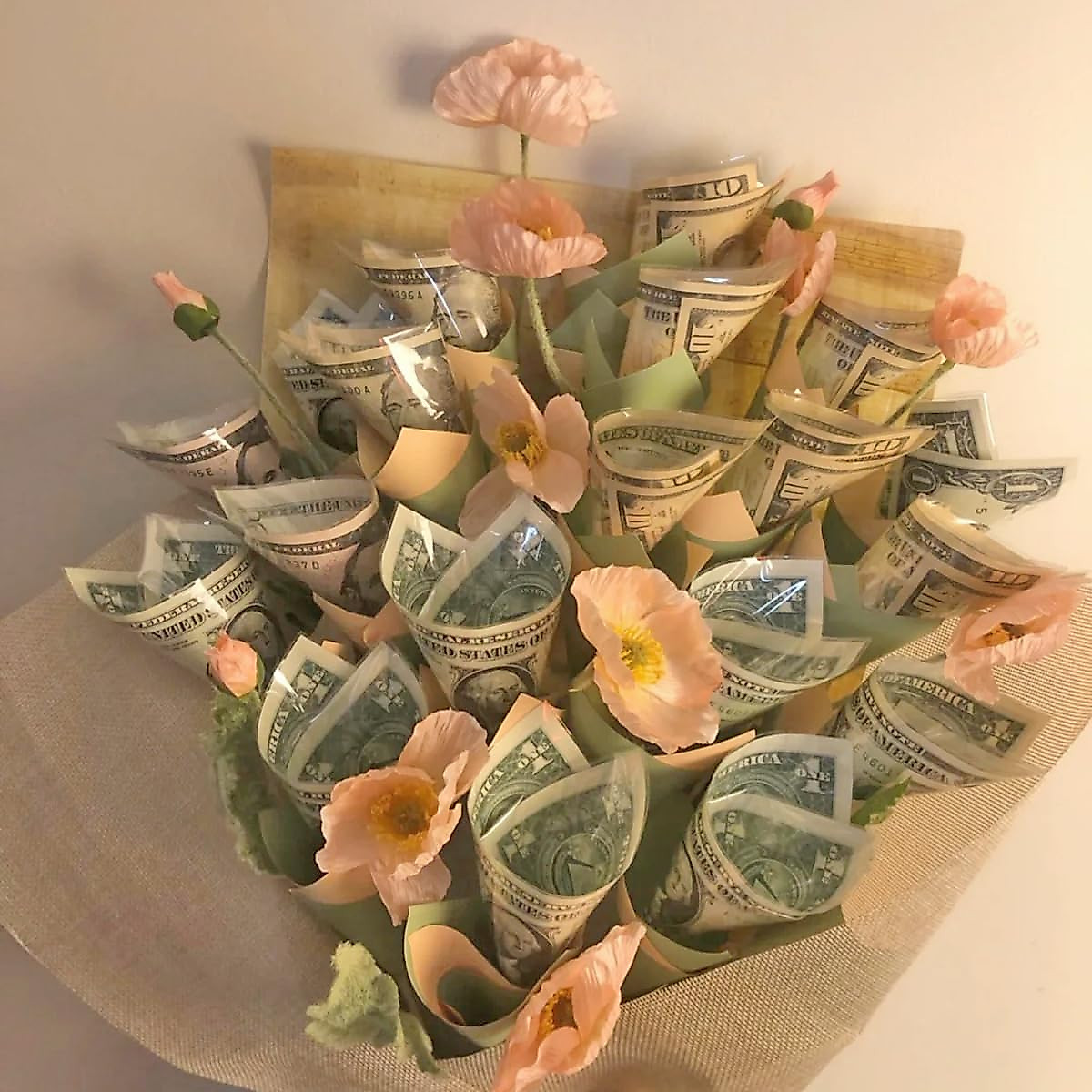 Miraclekoo 100Pcs Cake Money Box Transparent Bags 3.1X6.7in Clear Self Sealing Cellophane Bags Resealable Cello Poly Bags Money Sleeves for Birthday Wedding Party Decoration