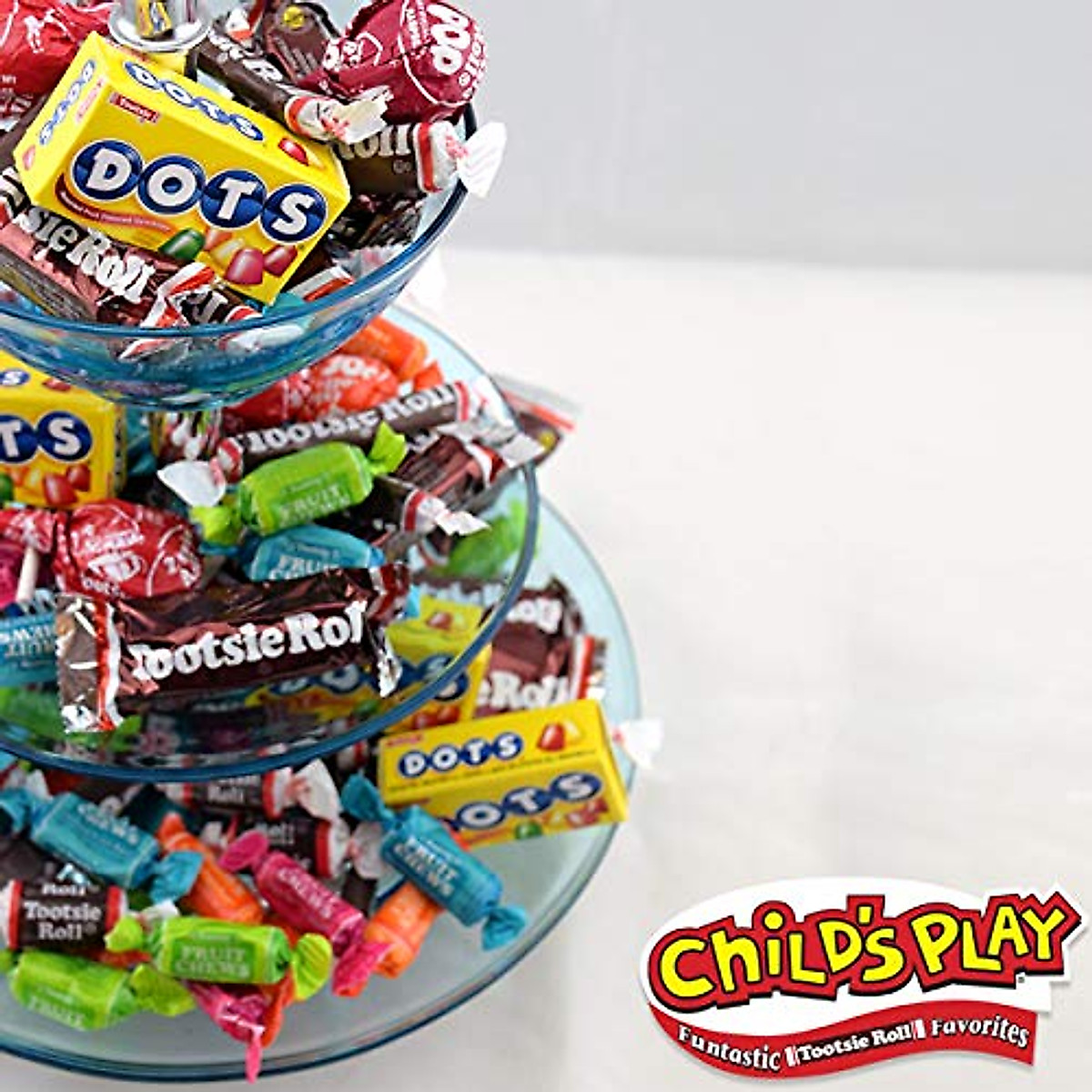 Tootsie Roll Child's Play Favorites, 5 Pounds of Individually Wrapped Party Candy - Funtastic Candy Variety Mix Bag - Peanut Free, Gluten Free (5 Pounds)