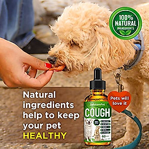Dog Cough - Kennel Cough - Dog Allergy Relief - Supplements for Dogs & Cats Health - Allergy Relief Immune Supplement for Dogs - for Dry, Wet & Barkly Pet Cough