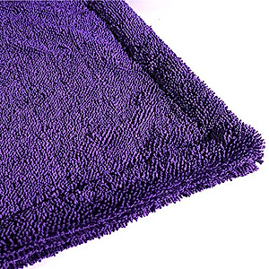 Maxshine - Giant Car Drying Towel, Rinse Free Microfiber Towel for Car Detailing, 24x36 Inch, Extra Thick 1200 GSM, Double Sided, Large Microfiber Towels for Car Drying, Plush Car Wash Towels