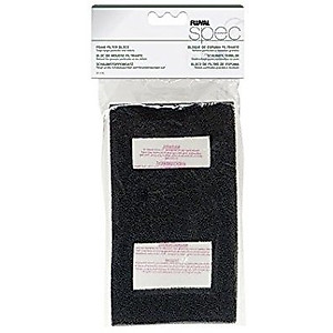 Fluval SPEC Replacement Filter Kit - Includes: Fluval SPEC Replacement Foam Filter Block, Fluval SPEC Biomax 2.1oz, and Fluval SPEC Carbon Filter Media - 3-Pack Bundle