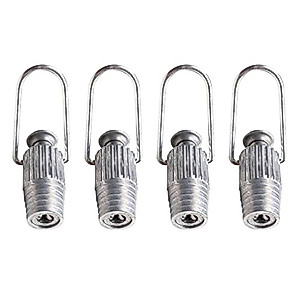 TOPBATHY 4pcs Clothesline Tightener Sunline Line Tight Grips Tools Aluminium for Pulleys and Fixed Clothes Lines Household Laundry Supplies