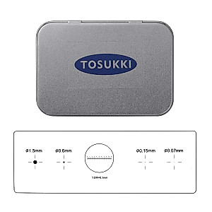 TOSUKKI Microscope Calibration Ruler Slide,4-Scales and 0.1mm Line Resolution,Microscope Calibration Grid/Microscope Camera Calibration Slide/Microscope Reticle/Micrometer Ruler for Microscope