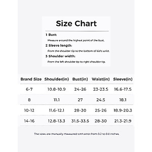 wantdo Girls' Water Resistant Ski Jacket Fleece Winter Snowbaording Coat Charcoal 10-12