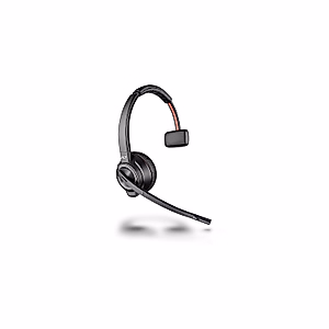 Plantronics - Savi 8210 Office Wireless DECT Headset (Poly) - Single Ear (Mono) - Compatible to connect to PC/Mac or to Cell Phone via Bluetooth - Works with Teams (Certified), Zoom