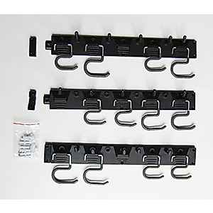 FITOOL Adjustable Storage System 48 Inch, Wall Holders for Tools, Wall Mount Tool Organizer, Garage Organizer, Garden Tool Organizer, Garage Storage