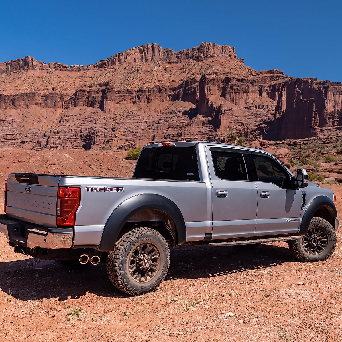 Bushwacker Extend-A-Fender Extended Front & Rear Fender Flares | 4-Piece Set, Black, Smooth Finish | 20915-02 | Fits 2004-2008 Ford F-150 Styleside