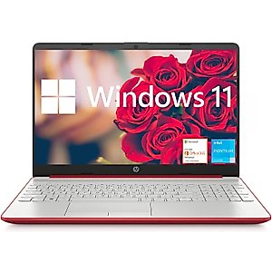 HP Newest Flagship 15.6 HD Pavilion Laptop for Business and Student, Intel Pentium Quad-Core Processor, 16GB RAM, 1TB SSD, Online Conferencing, Webcam, HDMI, Bluetooth, Fast Charge, Win11, Red, PCM
