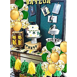 Graduation Decorations USF Green Gold 2023/Green Gold Balloons/Green Grad/Green Gold Party Decorations for Birthday Party Summer Bridal Shower Decorations//St. Patrick’s Day Decorations