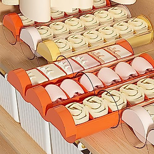 PRTECY Sock Underwear Drawer Organizer Dividers, Multifunctional Cabinet Closet Storage Boxes Wall Mounted Storage Box for Socks, Ties, Data Cable, Spices Organization(White)