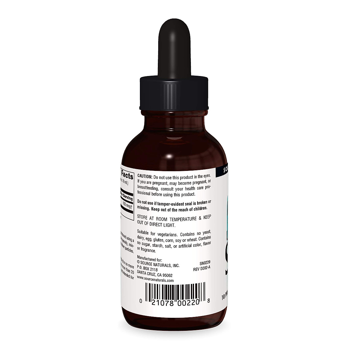 Source Naturals Ultra Colloidal Silver - Liquid Supplement for Immune System Support - 2 oz